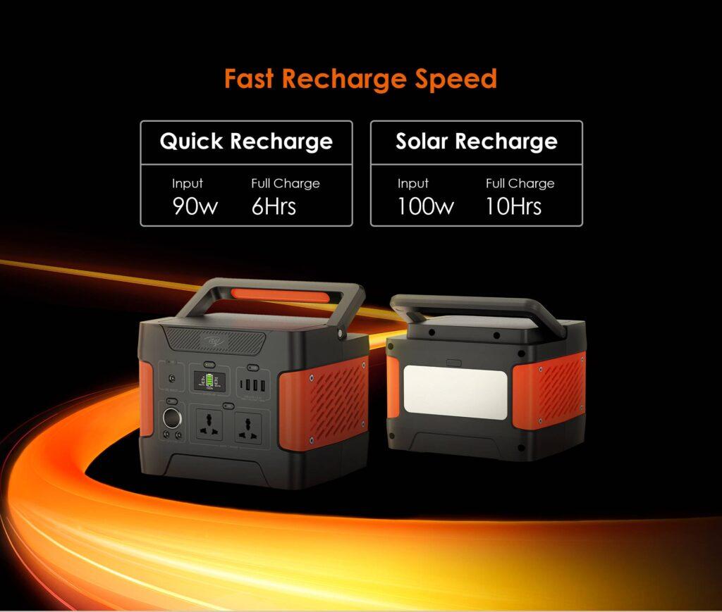 itel 600W Solar Generator: Portable Power for Home, Outdoors